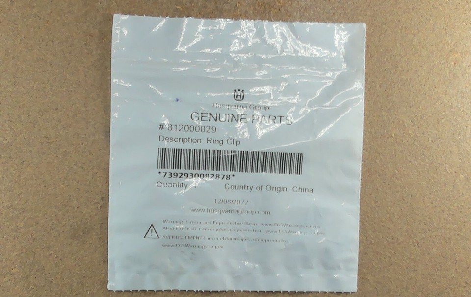 812000029 Husqvarna Ring Clip | eBay