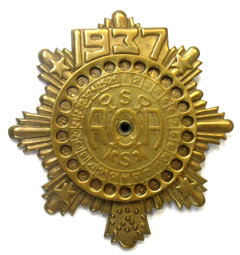 1937 RADIO ORPHAN ANNIE Decoder Badge Pinback Ovaltine Radio Premium yz ...