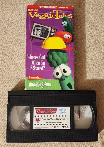 VeggieTales Where's God When I'm S-Scared VHS Video Tape 1998 Christian ...