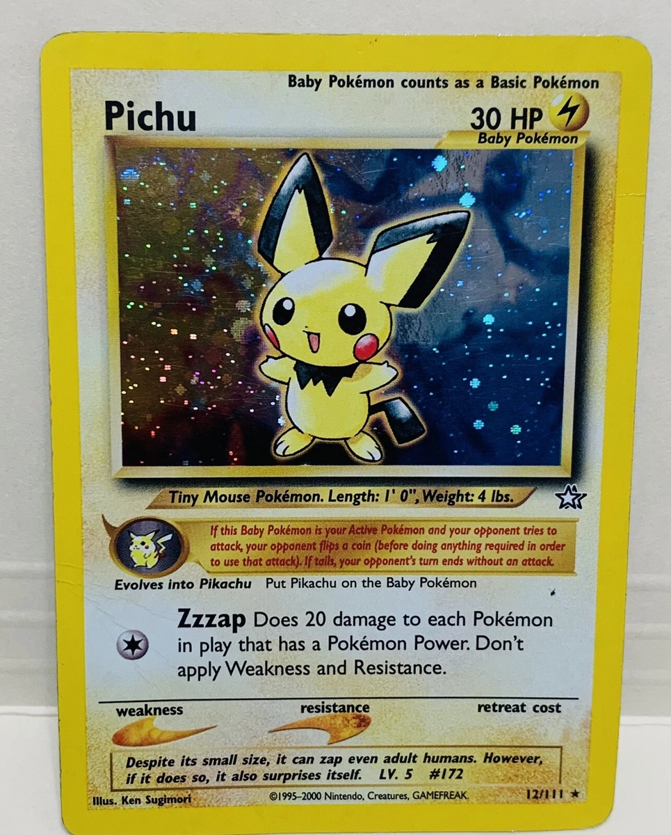 Pokemon Cards Pichu
