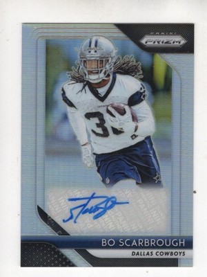 Bo Scarbrough 2018 Prizm Silver Prizm Autograph Rookie RC #RA-BS | eBay