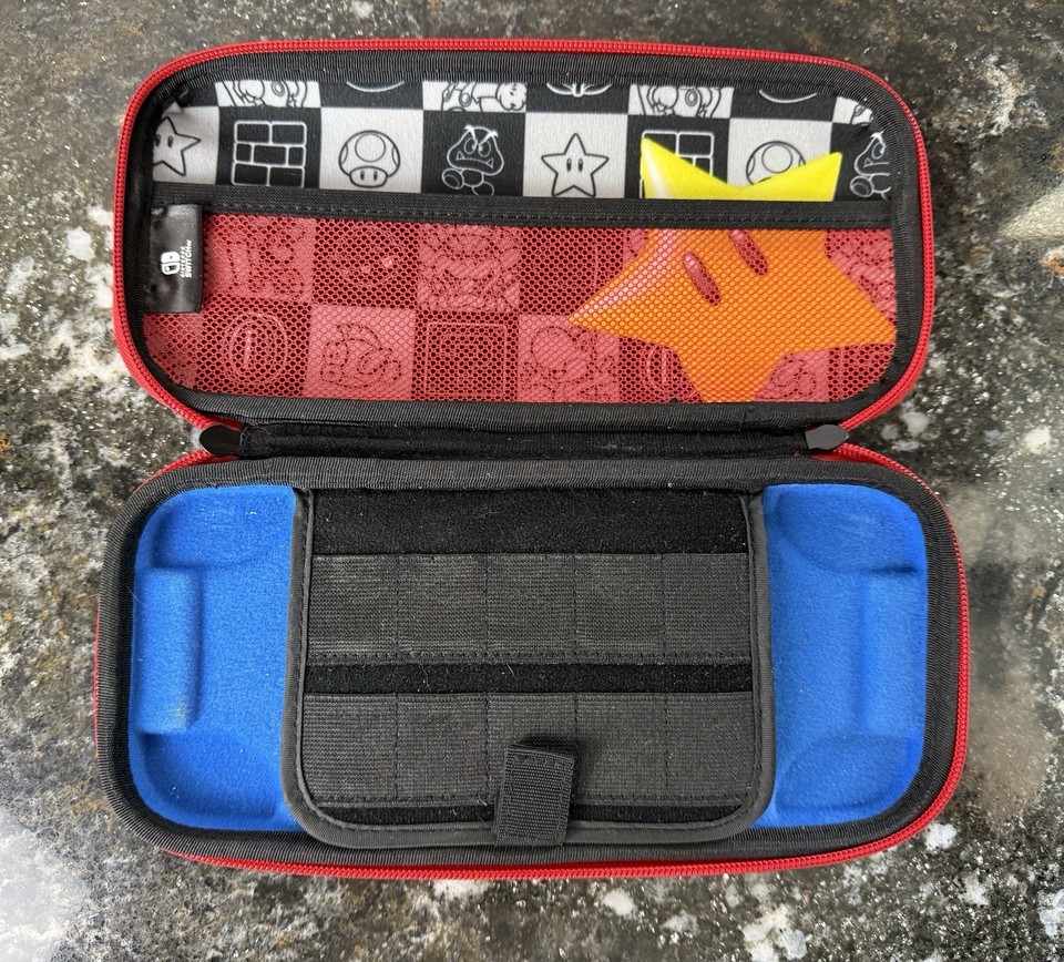 NINTENDO SUPER MARIO SWITCH &SWITCH LITE RED BACK FRONT GRAPHICS VAULT ...