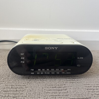 Sony Dream Machine ICF-C218 White Alarm Clock Radio - TESTED AND ...