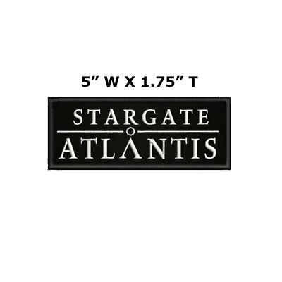 Stargate Atlantis Embroidered Patch Iron-On Applique Costume Sci-fi TV ...