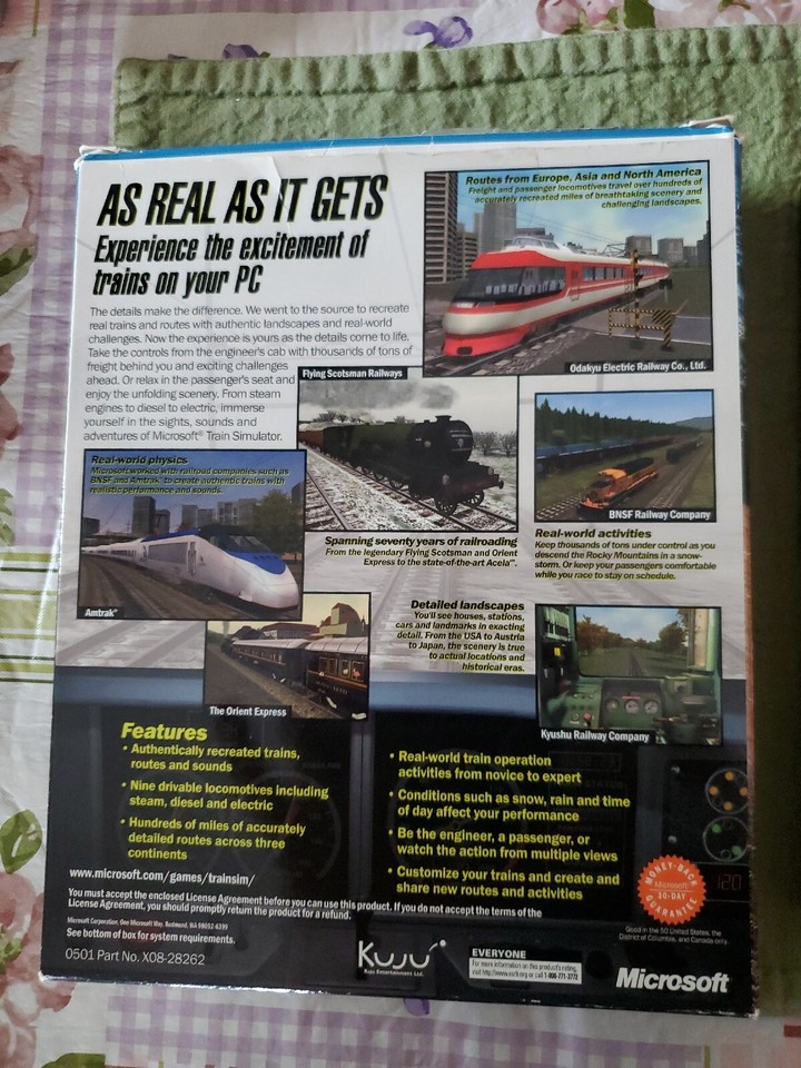 Microsoft Train Simulator (PC Game 2001) | eBay