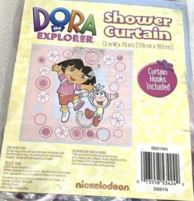 Dora The Explorer Shower Curtain Nickelodeon Memorabilia Collectors ...