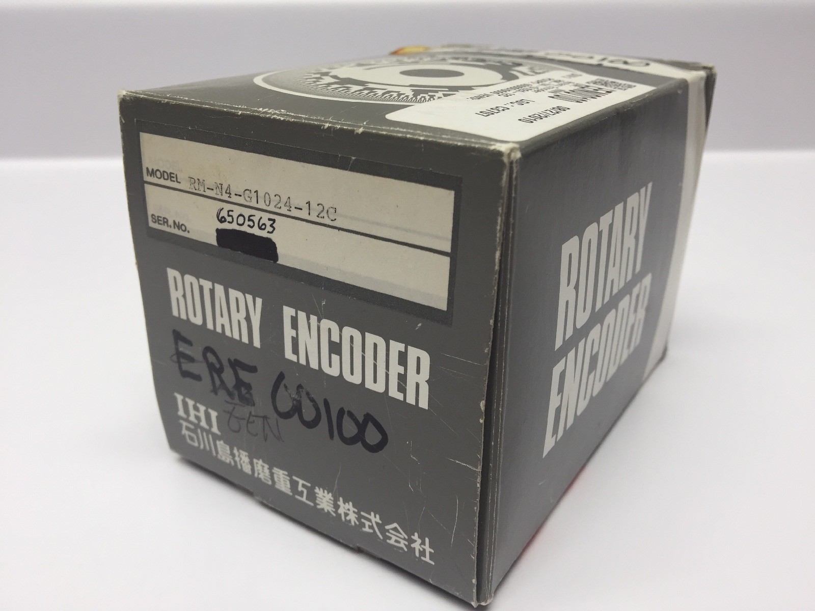 IHI Multi Turn Rotary Encoder RM-N4-G1024-12C 12VDC 10 Bit Turn 12 Bit ...