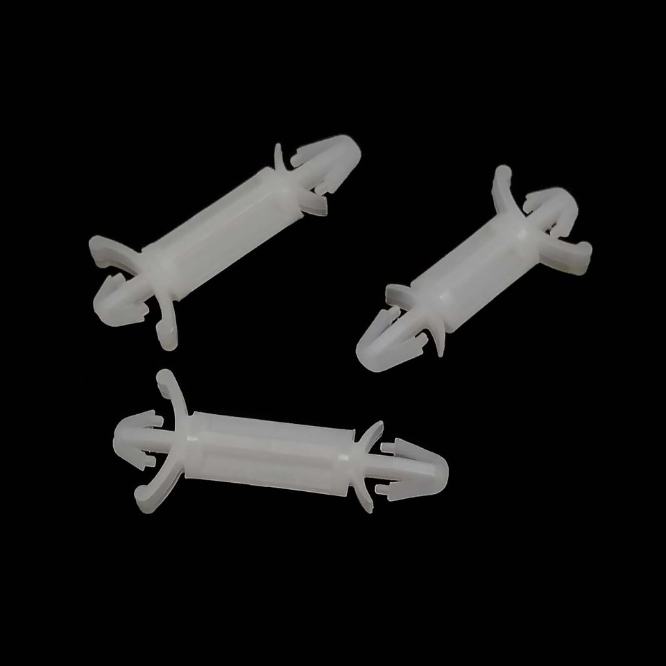 50pc Nylon Plastic Standoff Spacer Rivet Push In Fixed Support PCB ...
