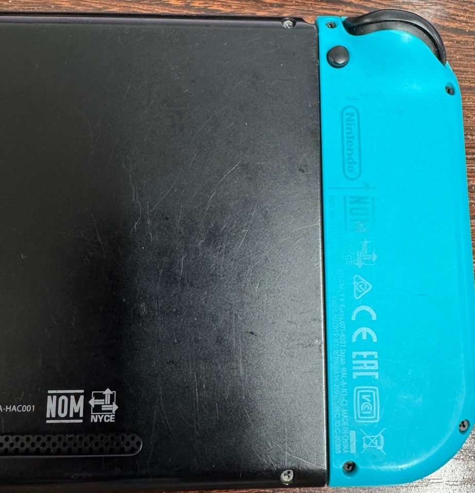 Nintendo Switch Handheld Console System - Blue with Charger Good Used ...