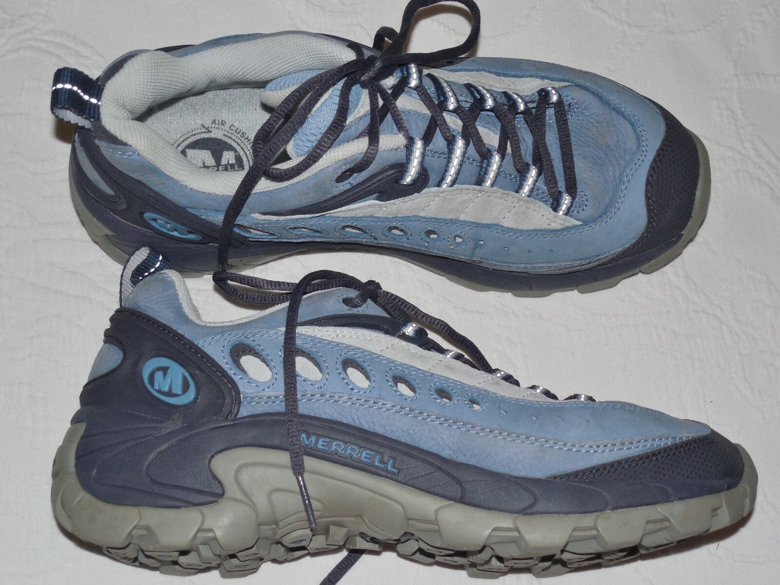 MERRELL Pulse Sky Blue Hiking Trail Sports Shoes - 9.5 M - MINT | eBay