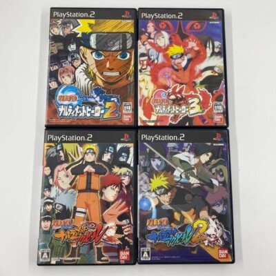 Naruto Narutimate Hero 2 & 3 & Accel & Accel 2 Sony PlayStation 2 PS2 ...