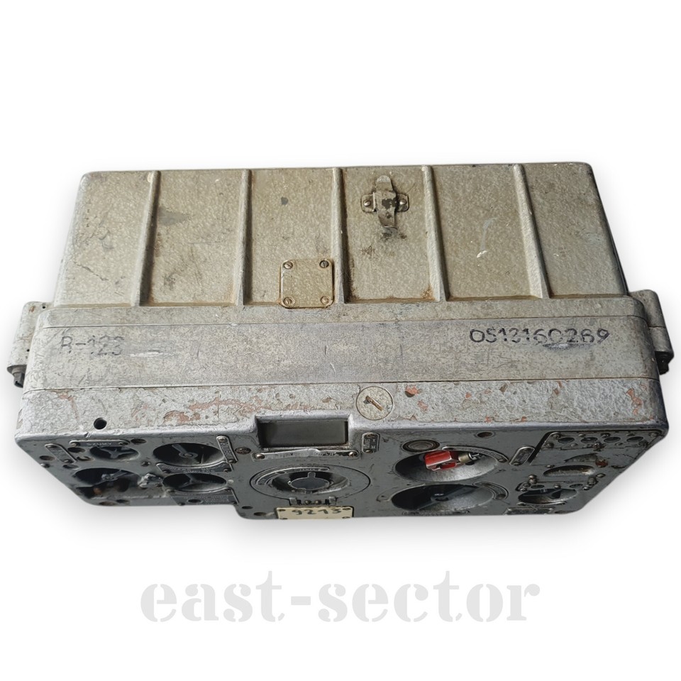 Rare R-123 Soviet Russian Tank Radio Station Polish Version Cold War ...