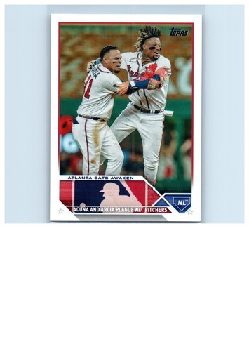 Atlanta Bats Awaken (Arcia / Ronald Acuña Jr.) 2023 Topps Update US143 ...