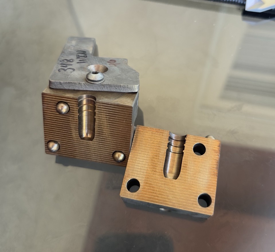 Paul Jones 348 win Single Cavity Black Powder Lead Cast Bullet Mould | eBay