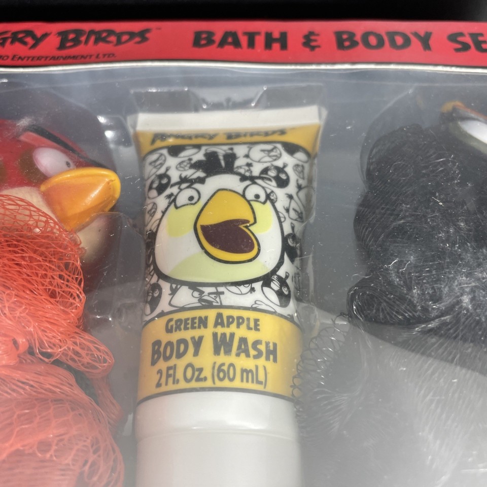ANGRY BIRDS BATH & BODY SET 2012 NEW Old Stock 2 SQUIRT BATH TOY ...