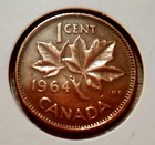 1964 Canadian Penny Elizabeth II Del Gratia Regina | eBay