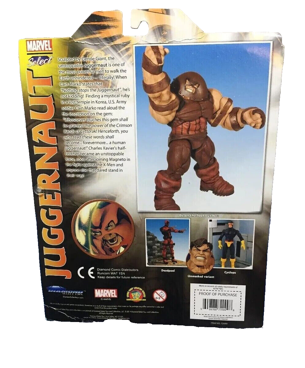 Figure Juggernaut 23cm Original Marvel Diamond Select Action Edition ...