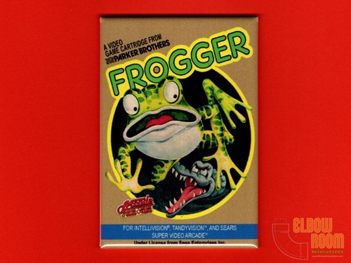 Mattel Intellivision Frogger box art 2x3" fridge/locker magnet | eBay