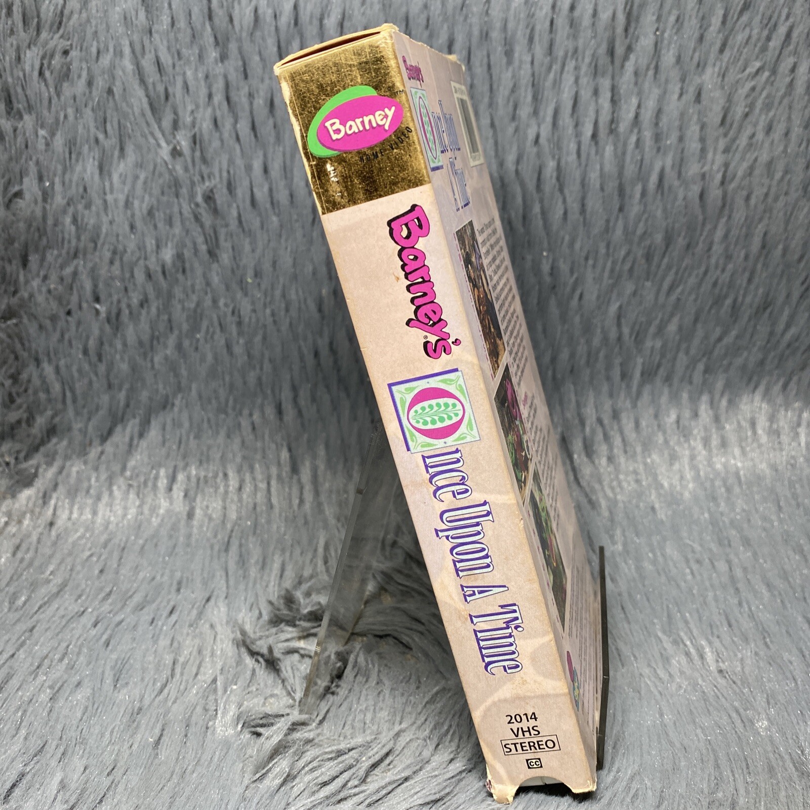 Barney Once Upon a Time VHS 1996 Vintage Cartoon Classic Collection ...