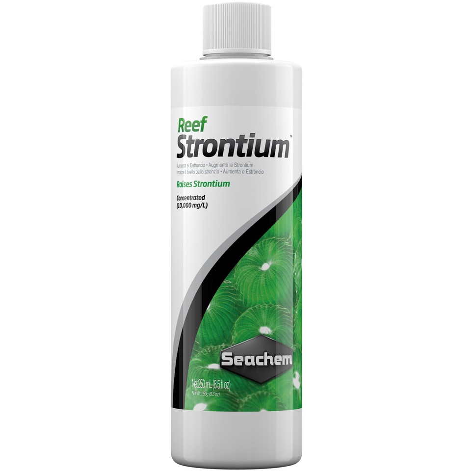 Seachem Reef Strontium 250mL Liquid Strontium Supplement for Live ...