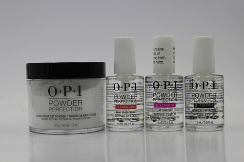 OPI DIP PRO KIT - Clear Color Set Powder 1.5oz + System Liquid ...