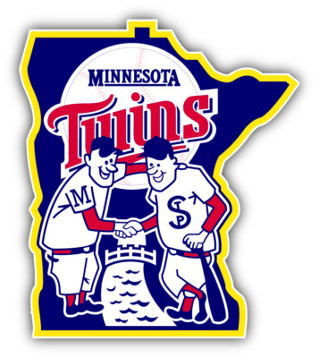 Minnesotta Twins MLB Baseball Blue Car Bumper Sticker Decal - 3'', 5 ...