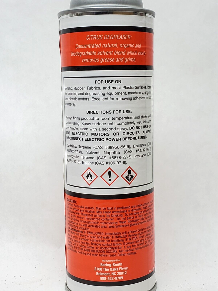 6 PACK! SPRAY RITE Aerosol Multi-purpose CITRUS Degreaser & Cleaner ...