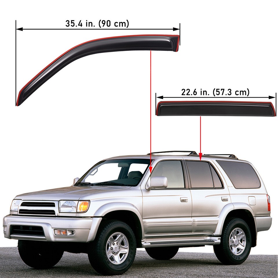 1996-2002 Toyota 4Runner In-Channel Style Window Visor Rain Guard ...