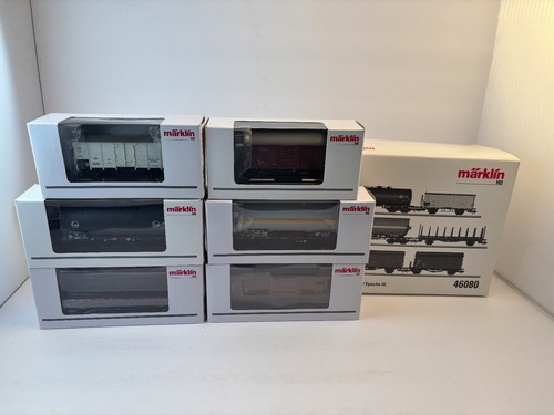 Märklin 46080 German Federal Railroad (DB) Freight Cars--Guterwagen | eBay