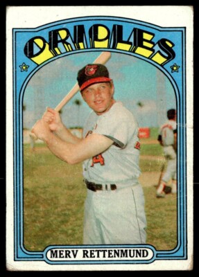 1972 Topps Baseball #235 Merv Rettenmund Baltimore Orioles | eBay