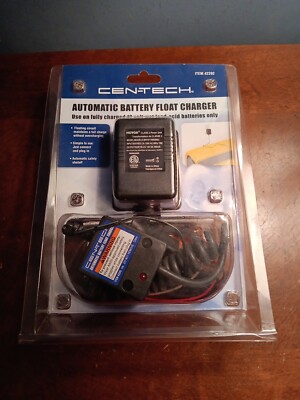 12V Automatic Battery Float Trickle Charger by Cen-Tech | 12 Volt ...