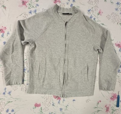 Marc Anthony Men’s Slim Fit Full Zip Jacket Gray Herringbone Size M | eBay