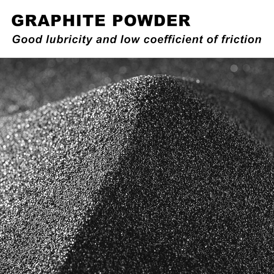 Pure Graphite Powder, 1 LB - 44-Micron Ultra-Fine, Excellent Dry ...