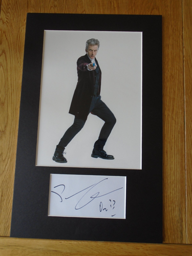 Peter Capaldi Dr Who Genuine Signed Authentic Autograph - UACC / AFTAL ...