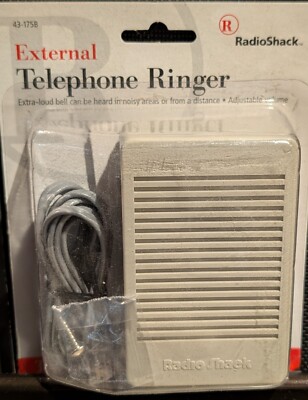 Radio Shack External Telephone Ringer Extra Loud Adjustable Volume 43 ...