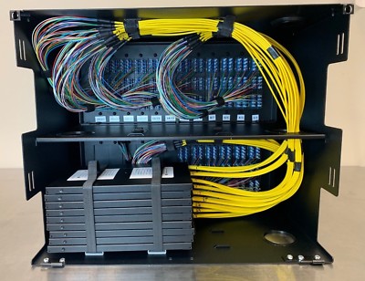 432 Fibers Port LCUPC Singlemode Ribbon 8RU Fiber Optic Distribution ...