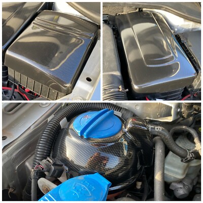 Mk5 Volkswagen Golf (inc GTI) - Engine Bay Dress Up Kit - Carbon Fibre ...