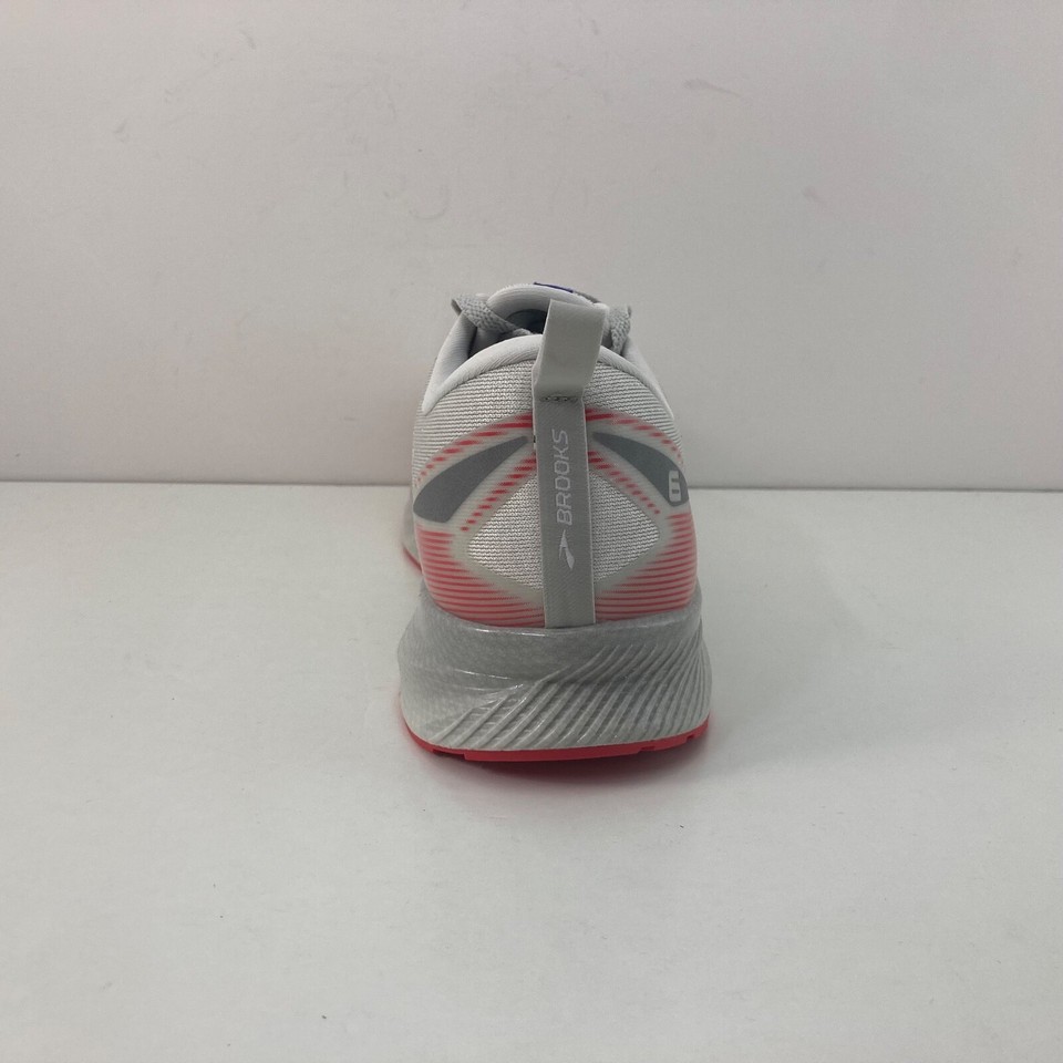 Men Brooks Levitate 6 Running Shoes Sneakers Light Gray Red Purple ...