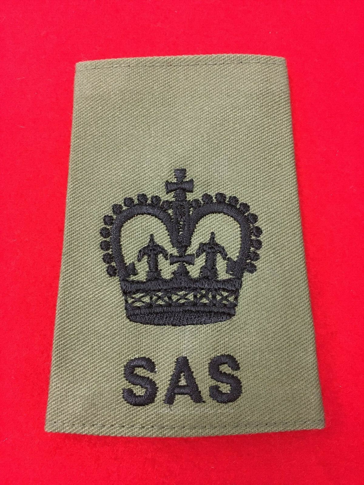 Quality Pair of Olive Green SAS Combat Rank Slides Special Air Service ...