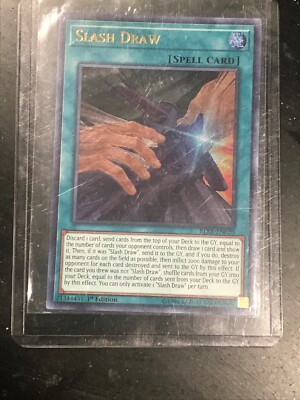 Yugioh! Slash Draw - BLRR-EN020 - Ultra Rare - 1st Edition Near Mint ...