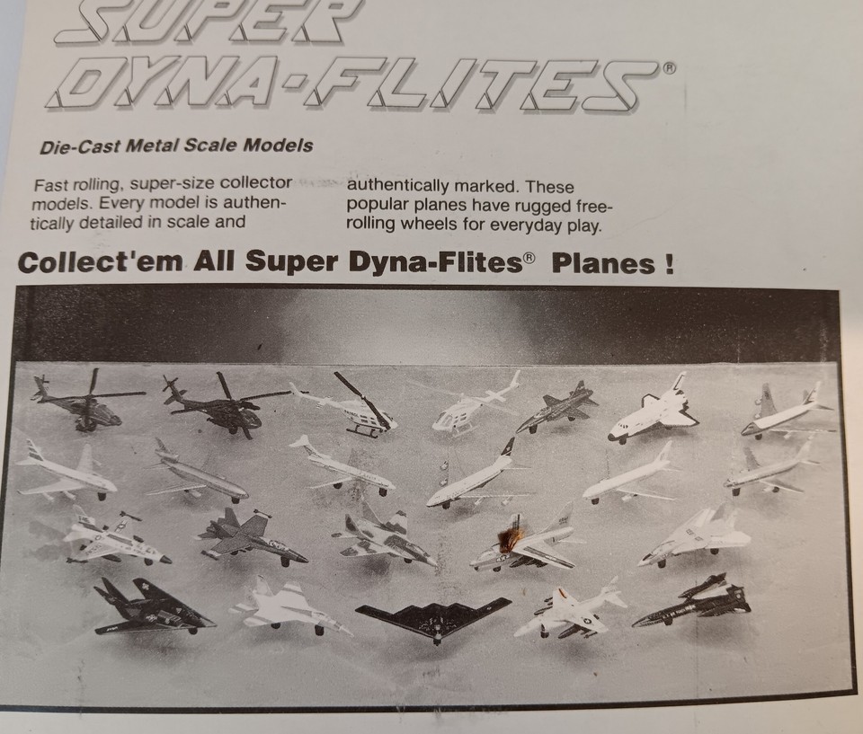 German Fighter Jet 4.5" Dyna-Flites Diecast scale model aircraft 1993 ...