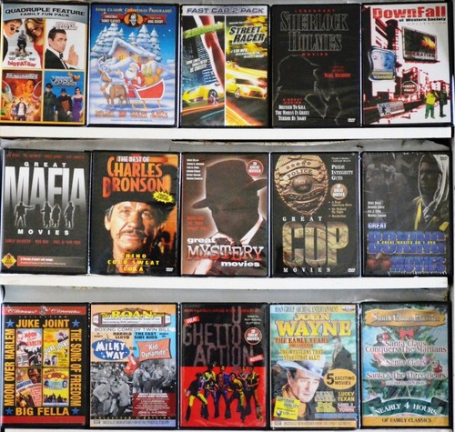 Inventory liquidation Wholesale Lot of 100 New DVD Assorted Bulk No ...