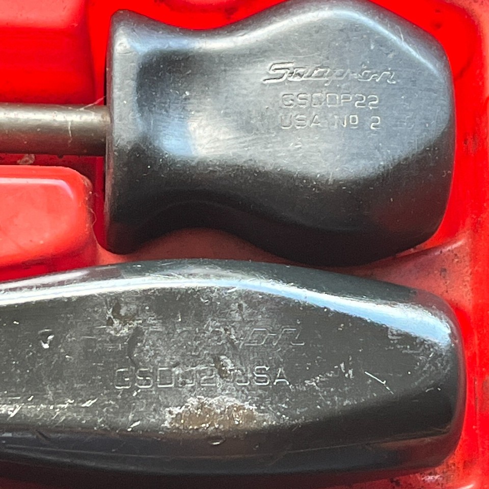 Snap On Screwdriver Set Black 8pc Set SSDP64, SSDD4, SDDP42 Lot of 8 in ...