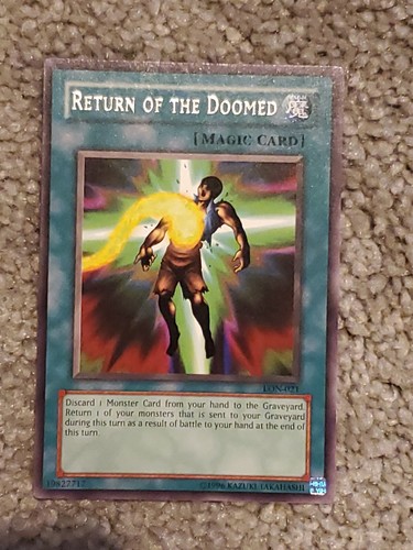 Yugioh Return of the Doomed - Labyrinth of Nightmare 1996 | eBay
