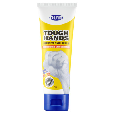 DU'IT Tough Hands 75g Intensive Skin Repair Dry Cracked Irritated Hands ...