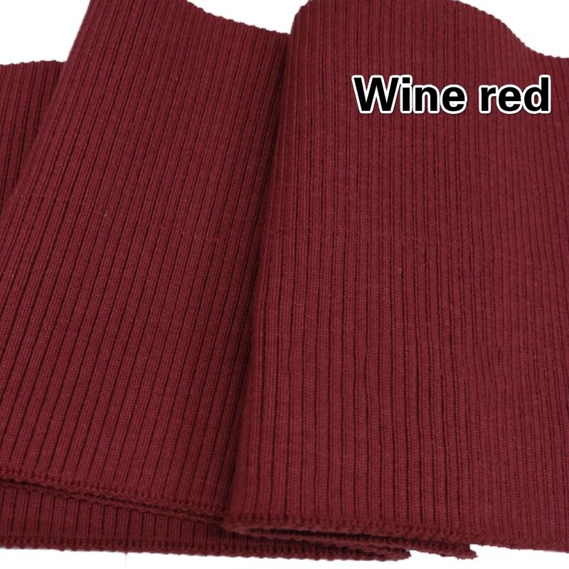 Cotton Knit Rib Fabric Sweater Jacket Waistband Cuffs Ribbed Trim ...