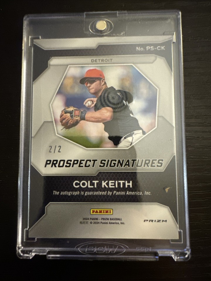 Prizm Baseball FOTL Colt Keith Tigers Autograph 2/2 | eBay