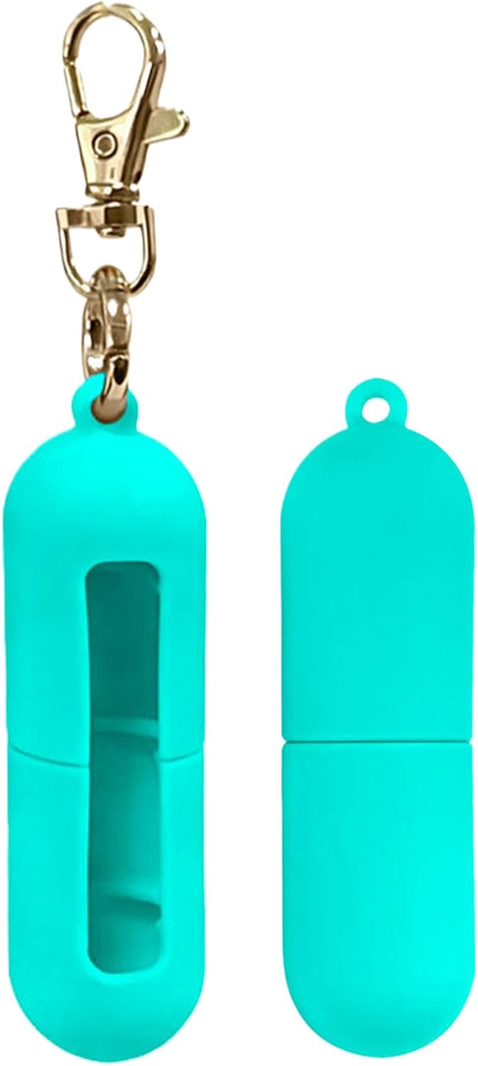 Lip Balm Keychain Holder | Portable Silicone Pocket | Lip Gloss ...