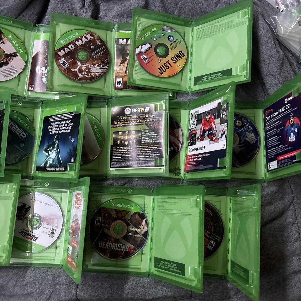 Xbox One Game Lot x12 Mad Max Mass Effect Mafia Dead rising The ...