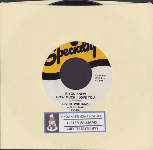 Williams, Lester - Brand New Baby Specialty 450 Vinyl 45 rpm Record | eBay